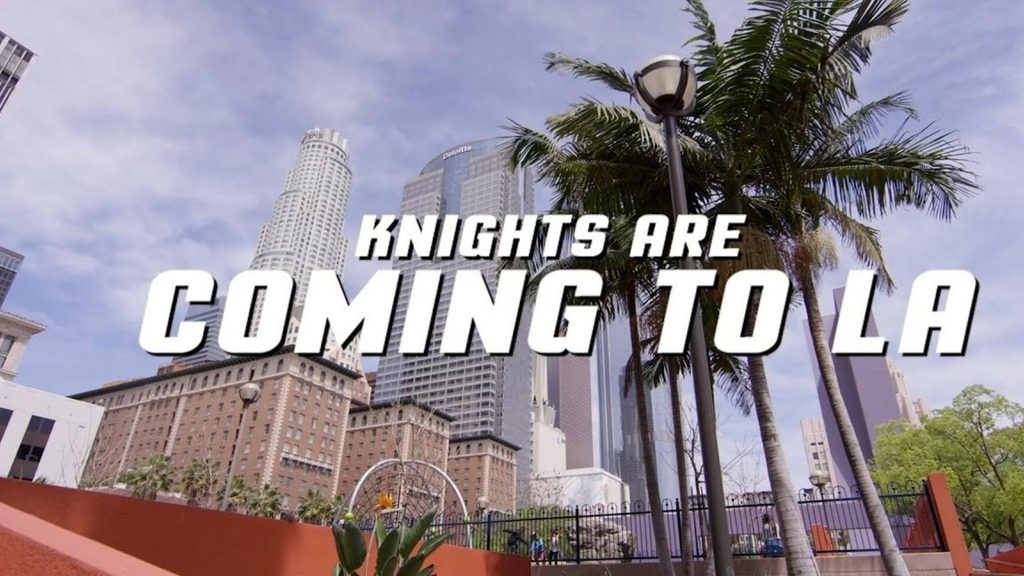 KNIGHT RIDERS HAVE ARRIVED IN LOS ANGELES